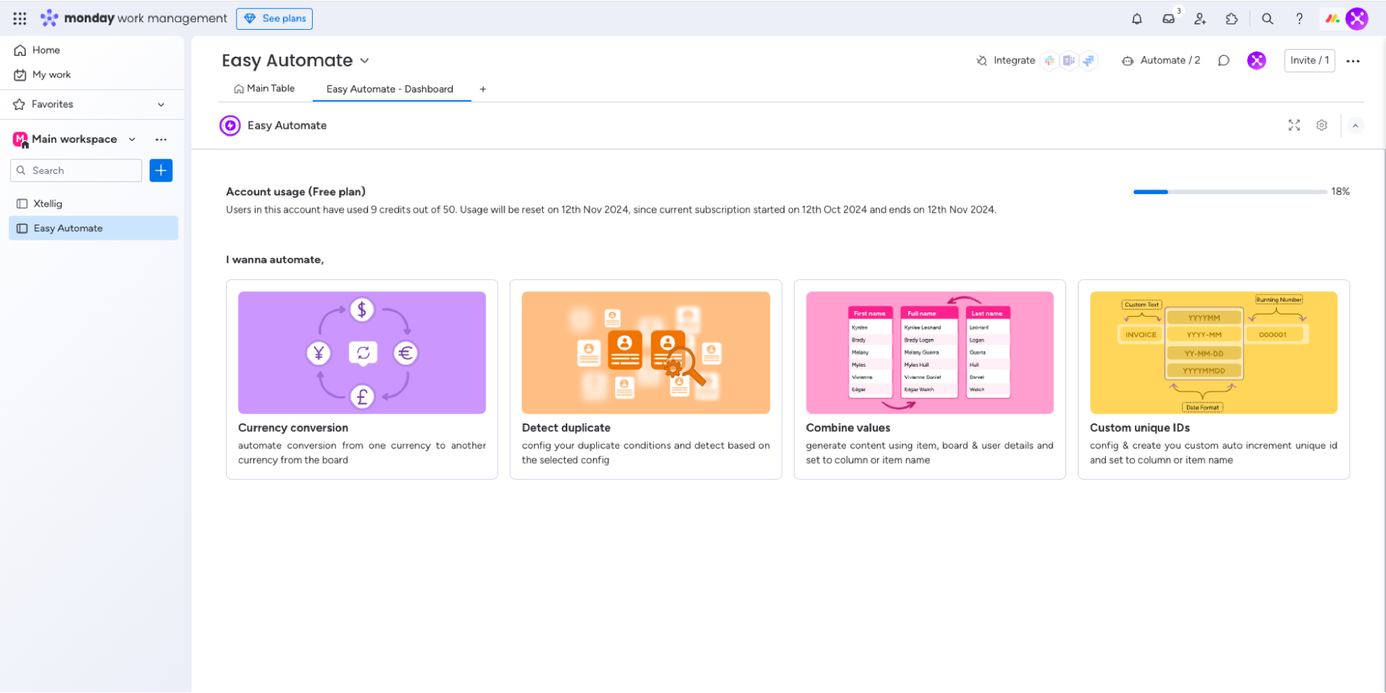 Integrate & Happy automation